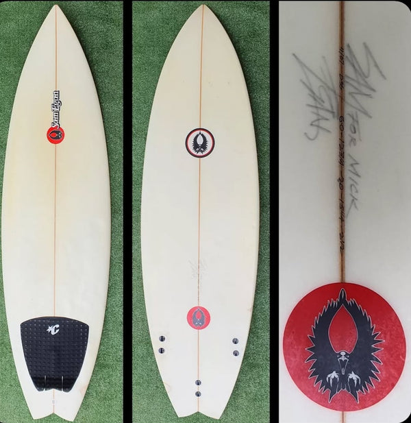 6'0 Sam Egan Custom Model – Surfboardbroker Australia